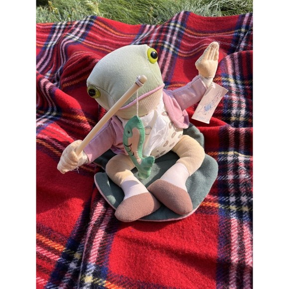 Eden | Toys | Rare Eden Jeremy Fisher Frog Vintage Stuffed Plush On ...